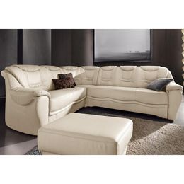 Sit & More sit&more Ecksofa &raquo;Benson L-Form&laquo; wahlweise mit Schlaffunktion beige NaturLeder;Luxus-Microfaser;Luxus-Kunstleder;Primabelle -Microfaser B/H/T: 265cm x