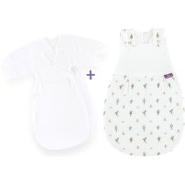 Tr&auml;umeland Babyschlafsack &raquo;Set Kaktusliebe&laquo; bunt Obermaterial: 100% Baumwolle 56/62, umlaufender Rei&szlig;verschluss