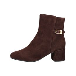 H&ouml;gl H&Ouml;GL Damen Stiefelette "H&ouml;gl Stiefelette Veloursleder", Gr. 38,5, braun, Veloursleder, Schuhe