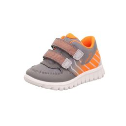 Superfit Lauflernschuh SPORT7 MINI in Hellgrau/Orange | Gr.: 26