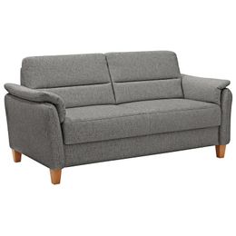 Home Affaire 2,5-Sitzer &raquo;Palmera, B: 179 cm&laquo; mit Federkern grau 100% Polyester;Struktur (100% Polyester);Luxus-Microfaser in Lederoptik (100% 