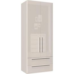 OTTO home Kleiderschrank &raquo;Piano, UV lackiert, hochgl&auml;nzend in beige oder wei&szlig;, FSC-zertifiziert&laquo; Made in Europe, in vielen Breiten, H&ouml;he 224cm, mit 