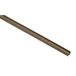 Gardinia Gardinenstange &raquo;Kira mit Innenlauf II&laquo; &Oslash; 1,9 mm 1 l&auml;ufig-l&auml;ufig mit Bohren, verschraubt, Wandmontage braun Metall B/L: 1,9cm x 200cm &Oslash; 1,9mm,