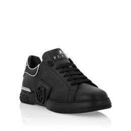 Philipp Plein Herren Sneaker "Hexagon", Gr. 45, schwarz, Schuhe