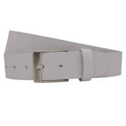 AnnaMatoni Herren Lederg&uuml;rtel "AnnaMatoni Herren Lederg&uuml;rtel Made in Germany 4cm echt Leder", wei&szlig;, Gr. 130, 100% Leder, G&uuml;rtel