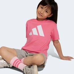 Adidas Sportswear Trainingsanzug 'ESSENTIALS T-SHIRT' Jungen Gr&ouml;&szlig;e 110 grau / hellpink / wei&szlig;