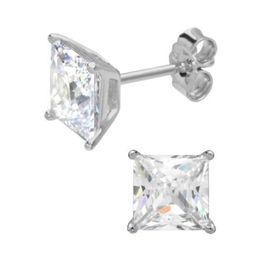 Firetti Damen Paar Ohrstecker &raquo;Schmuck Geschenk Silber 925 Ohrschmuck Glitzerohrstecker ICE CUBE&laquo; mit Zirkonia (synth.) silber Silber 925 (