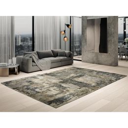 OCI DIE TEPPICHMARKE Teppich &raquo;WESTSIDE PALUNG&laquo; rechteckig 12 mm H&ouml;he handgekn&uuml;pfter echter original Nepal Design Kurzflor Teppich, dezent braun 