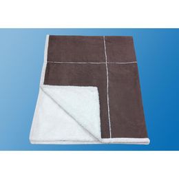 Dreams Wohndecke &raquo;Patchwork&laquo; Wohlige W&auml;rme und Behaglichkeit braun Polyester B/L: 150cm x 200cm