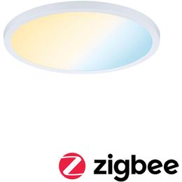 Paulmann LED Einbauleuchte &raquo;Areo&laquo; LED-Modul 1 Stk. warmwei&szlig; - kaltwei&szlig; LED-Modul, Wei&szlig; Tunable wei&szlig; 1, &Oslash; 23cm H: 2,6cm, 1 Stk.