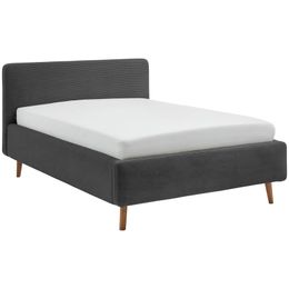 Meise M&ouml;bel meise.m&ouml;bel Polsterbett &raquo;Mattis&laquo; Topseller, wahlweise mit Bettkasten grau Bezug Bett: Cord (100% Polyester) Liegefl&auml;che L&auml;nge B: 200cm x 140cm, Cord 