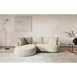 OTTO home Ecksofa &raquo;Sana L-Form, Breite 260 cm&laquo; Loungesofa mit Wellenunterfederung beige 95% POLYESTER (PES) 5% POLYAMID(PA) B/H/T: 260cm x 160cm, 
