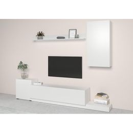 Home Affaire Wohnwand &raquo;Rimini&laquo; Set, 4 Stk. tlg. wei&szlig; Einheitsgr&ouml;&szlig;e