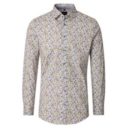 Venti Herren Businesshemd "Venti Businesshemd Langarm Print", bunt, Gr. 38, bedruckt, 97% Baumwolle, 3% Elasthan, Hemden