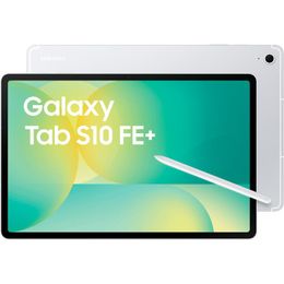 Samsung Tablet &raquo;Galaxy Tab S10 FE+ 256GB&laquo; (33,28 cm / 13,1 &prime;&prime;) Android,One UI,Knox 256 GB WQXGA+ ) silber Bereit f&uuml;r nahezu alles &ndash; wasser- und staubgesch&uuml;tzt