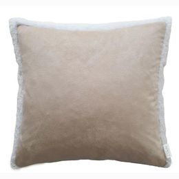 Apelt Dekokissen &raquo;Montana&laquo; beige Obermaterial: 100% Polyester B/L: 46cm x 46cm, 1 Stk.