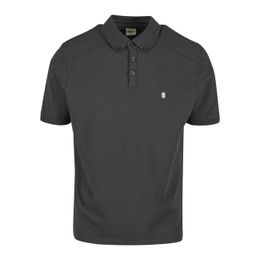 883POLICE Herren Poloshirt "883 Police NEPTUNES POLOS", grau, Gr. XL, bedruckt, 50% Baumwolle, 45% Modal, 5% Elasthan, Shirts