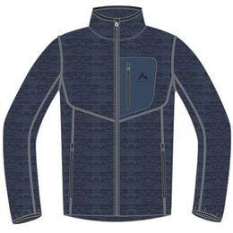 McKINLEY Herren Fleecejacke "He.-Unterjacke Skeena III M", blau, Gr. XXL, Fleece, Obermaterial: 100% Polyester, Jacken, mit hohem Kragen, aus weichem
