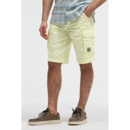 CAMP DAVID Herren Cargoshorts, gelb, Gr. XXL, unifarben, Popeline, Material: 100% Baumwolle, Hosen, aus Baumwolle