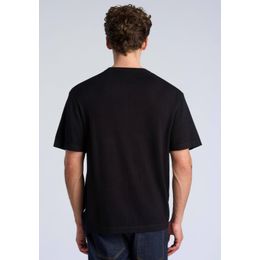 LINDBERGH Herren Kurzarmshirt "T-Shirt (Kurzarm) Oversize Fit"schwarz, Gr. XXL, unifarben, Obermaterial: 80% Viskose, 20% Nylon, Shirts