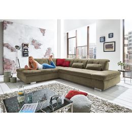 Die PlanBar Ecksofa &raquo;MP-IN17004 L-Form, Breite 323 cm, mit Federkern-Polsterung&laquo; inkl. Sitztiefenverstellung, wahlweise weitere Funktionen 100% 