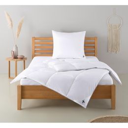 OTTO home Daunenbettdecke + Kopfkissen &raquo;Lodiken, Bettdecke 135x200 cm, 155x220 cm, Decke Made in Germany&laquo; Set mit Kissen 40x80 cm, 80x80 cm, Fr&uuml;hling,