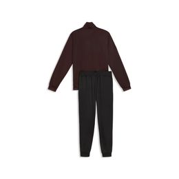 Puma Herren Trainingsanzug "POLY COLORBLOCK SUIT"chocolate fondue, Gr. M, Trikot, Obermaterial: 100% Polyester, Sportanz&uuml;ge, zweiteiliges Set, mit
