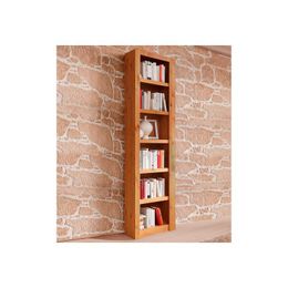 OTTO home Regal &raquo;Bergen&laquo; in unterschiedlichen Farbvarianten, Breite 47 cm beige Massivholz B/H/T: 47cm x 213cm x 27cm