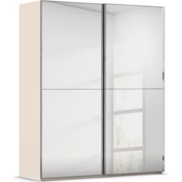Rauch Schwebet&uuml;renschrank &raquo;Kleiderschrank Schrank Garderobe Schlafzimmerschrank SCALE-DUO&laquo; edle zweigeteilte T&uuml;ren Spiegelfront und 3 Zierleisten MADE