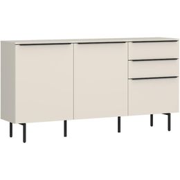 Tom Tailor HOME Kommode Lowboard, Breite 165 cm,3 T&uuml;ren,2 Schubladen, viel Stauraum Holzwerkstoff, Melamin, Spanplatte B/H/T: 165cm x 74cm x 42cm, 