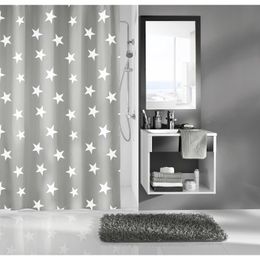 Kleine Wolke Duschvorhang &raquo;Nova&laquo; Breite 240 cm 1 Stk. tlg. platin grau Polyester B/H: 240cm x 180cm