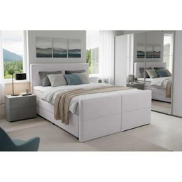 Home Affaire Boxspringbett &raquo;Lucas, Doppelbett, Polsterbett, Federkernbett, Komforbett, 160,180 cm&laquo; inkl. Topper, zwei Bettk&auml;sten, Taschen-