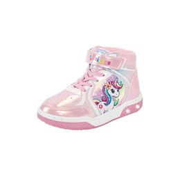 Disney M&auml;dchen Sneaker &raquo;UNICORN&laquo; mit cooler Blinkfunktion rosa 27