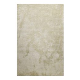 Teppich &raquo;Pisa&laquo; rund 25 mm H&ouml;he Hochflor, Microfaser, uni, weich, Shaggy, Wohnzimmer, Schlafzimmer beige Polyester B : 160cm 1 Stk., 25mm, L: 230cm