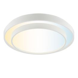 Brilliant LED Deckenleuchte &raquo;Faruz&laquo; LED-Modul 1 Stk. warmwei&szlig; - kaltwei&szlig; &Oslash; 37 cm, 2230 lm, 3000-6500 K, 10,1 W, besonders effizient wei&szlig; 1, &Oslash; 37cm H: 8cm, 1 Stk