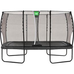 EXIT Gartentrampolin &raquo;Allure Classic&laquo; mit Sicherheitsnetz schwarz B/L/T: 366cm x 214cm