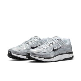 Nike Sportswear Damen Sneaker "WMNS P-6000", Gr. 42,5, silber, Textil, Schuhe