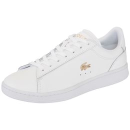 Lacoste Damen Sneaker "CARNABY SET", Gr. 40,5, wei&szlig;, Leder, Schuhe