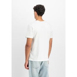 Herren T-Shirt "Foam ML T-Shirt"wei&szlig;, Gr. XXL, Alpha Industries, Obermaterial: 100% Baumwolle, Shirts