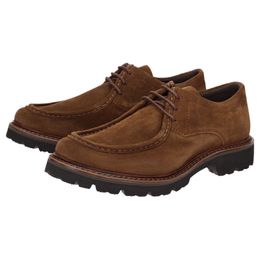 Sioux Herren Schn&uuml;rschuh "Adalrik-714-H", Gr. 40, braun, Obermaterial: 100% Kalbsveloursleder CAVL. 100% Gummi rubber., Schuhe