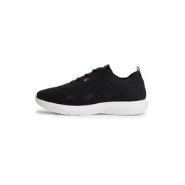 Tommy Hilfiger Sneaker 'Enamel Flag' Damen Gr&ouml;&szlig;e 37 schwarz Sommerschuhe