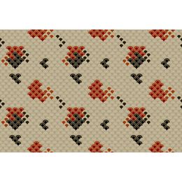 Livingwalls living walls Fototapete &raquo;Walls by Patel Koi 2&laquo; glatt Vlies, Wand, Schr&auml;ge beige Vlies B/L: 4m x 2,7m