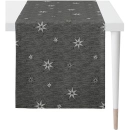 Apelt Tischl&auml;ufer &raquo;5842&laquo; silber Polyacryl, Polyester, Viskose B/L: 46cm x 135cm, 1 Stk.