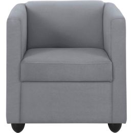 LOOKS by Wolfgang Joop Sessel &raquo;LooksI&laquo; in vielen frischen Farben grau Cord (92% Polyester, 8% Polyacryl);Luxus_Microfaser mit Druck (100% Polyester);