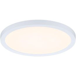 Paulmann LED Einbauleuchte &raquo;Areo&laquo; LED-Modul 1 Stk. Warmwei&szlig; LED Einbaupanel Areo VariFit IP44 rund 118mm 3000K wei&szlig; 1, &Oslash; 11,8cm H: 2,6cm, 1 Stk.