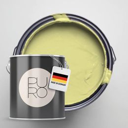 A.S. Cr&eacute;ation Wandfarbe &raquo;Premium Innenwandfarbe PURO Tuchmatt gentle lime&laquo; ideal f&uuml;r Wohnzimmer, Schlafzimmer, Flur und K&uuml;che, Farbwelt Gr&uuml;n gr&uuml;n 5 l 5ml