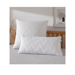 f.a.n. Synthetikkopfkissen FAN, B:40cm L:80cm, wei&szlig;, 80% Polyester, 20% Lyocell, Kopfkissen