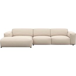 FLEXLUX Ecksofa &raquo;Lucera bequem und komfortabel durch hochwertigen Sitzaufbau, L-Form&laquo; modern & anschmiegsam, Kaltschaum, Stahl-Wellenunterfederung 