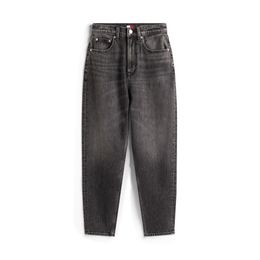 Tommy Jeans Jeans 'Ultra High Rise Mom Tapered Leg Black' Damen Gr&ouml;&szlig;e 33 grey denim