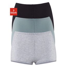 Damen Panty, PETITE FLEUR BY LASCANA, Gr. 52, blau, Obermaterial: 95% Baumwolle, 5% Elasthan, unifarben, Unterhosen, aus elastischer Baumwoll-Qualit&auml;t